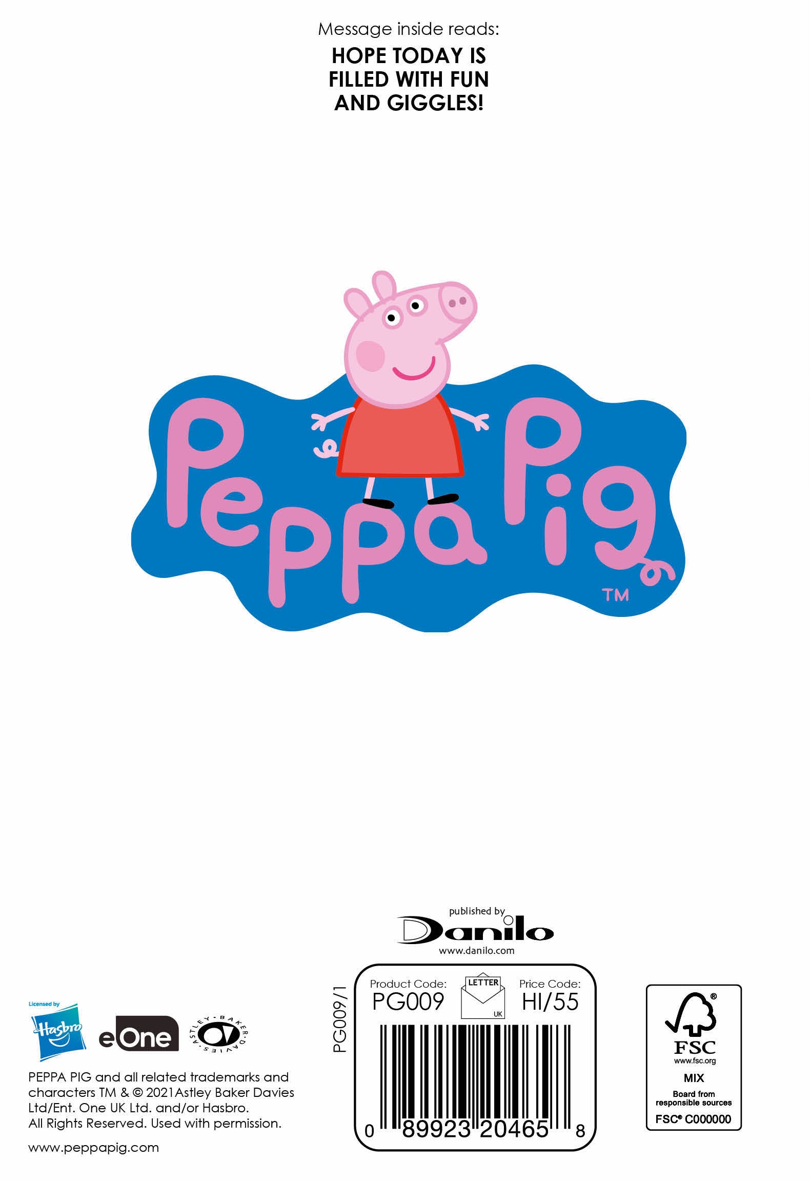 Peppa Pig Niece Birthday Card Official Product | Yimbly
