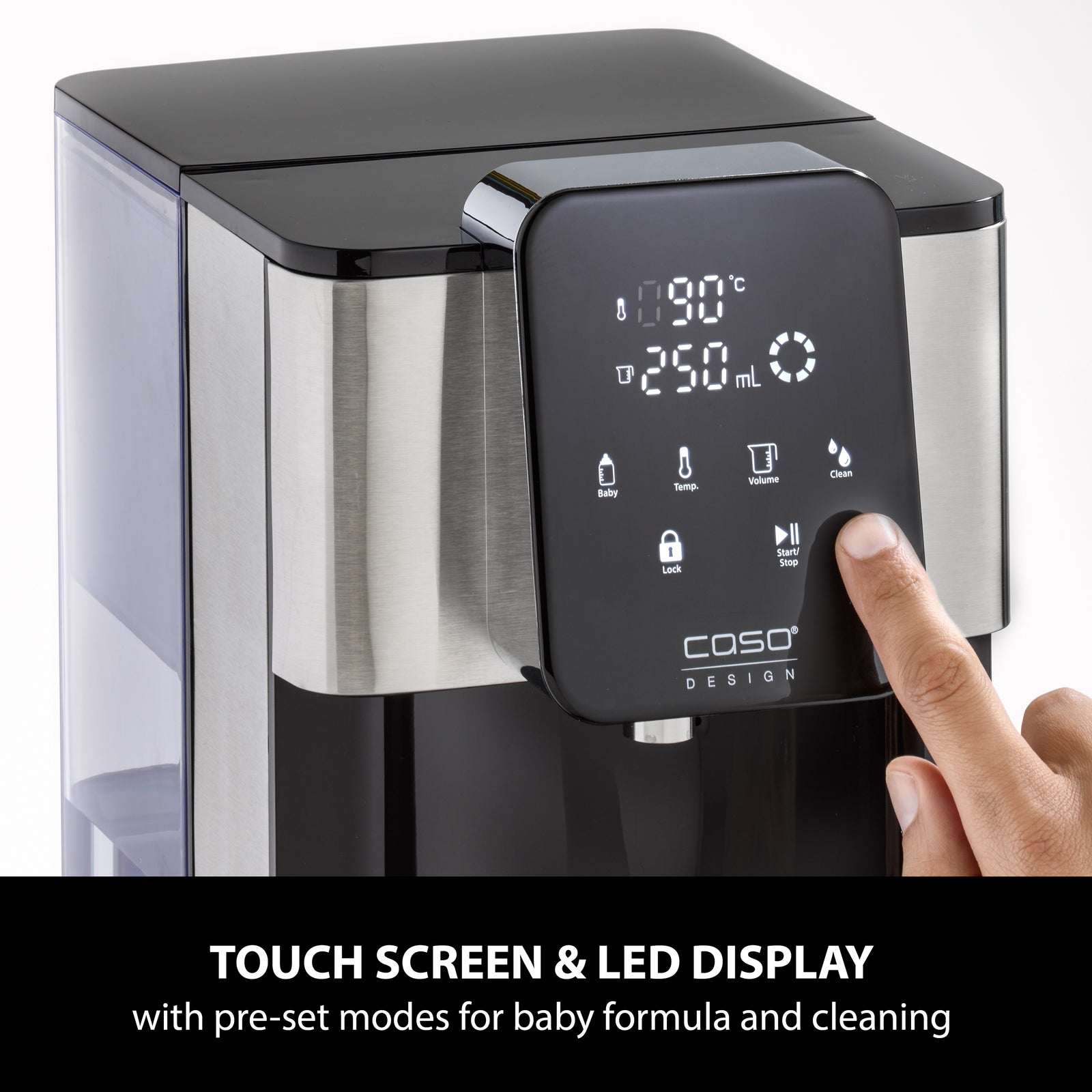 CASO Design Hw1660 Turbo Xl Hot Water Dispenser, 4l, Instant Filtered ...