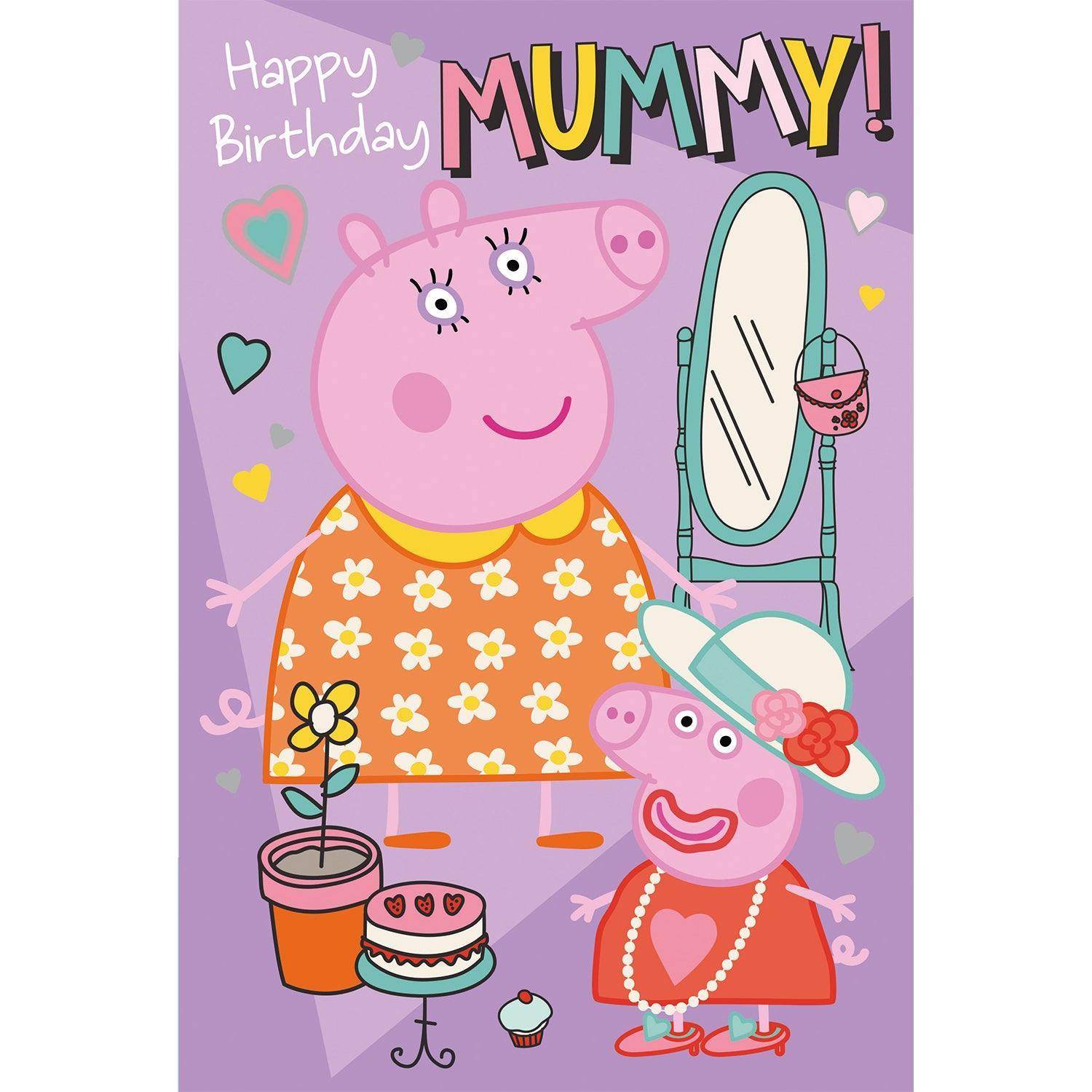 Peppa Pig Mummy Birthday Card Official Product | Yimbly